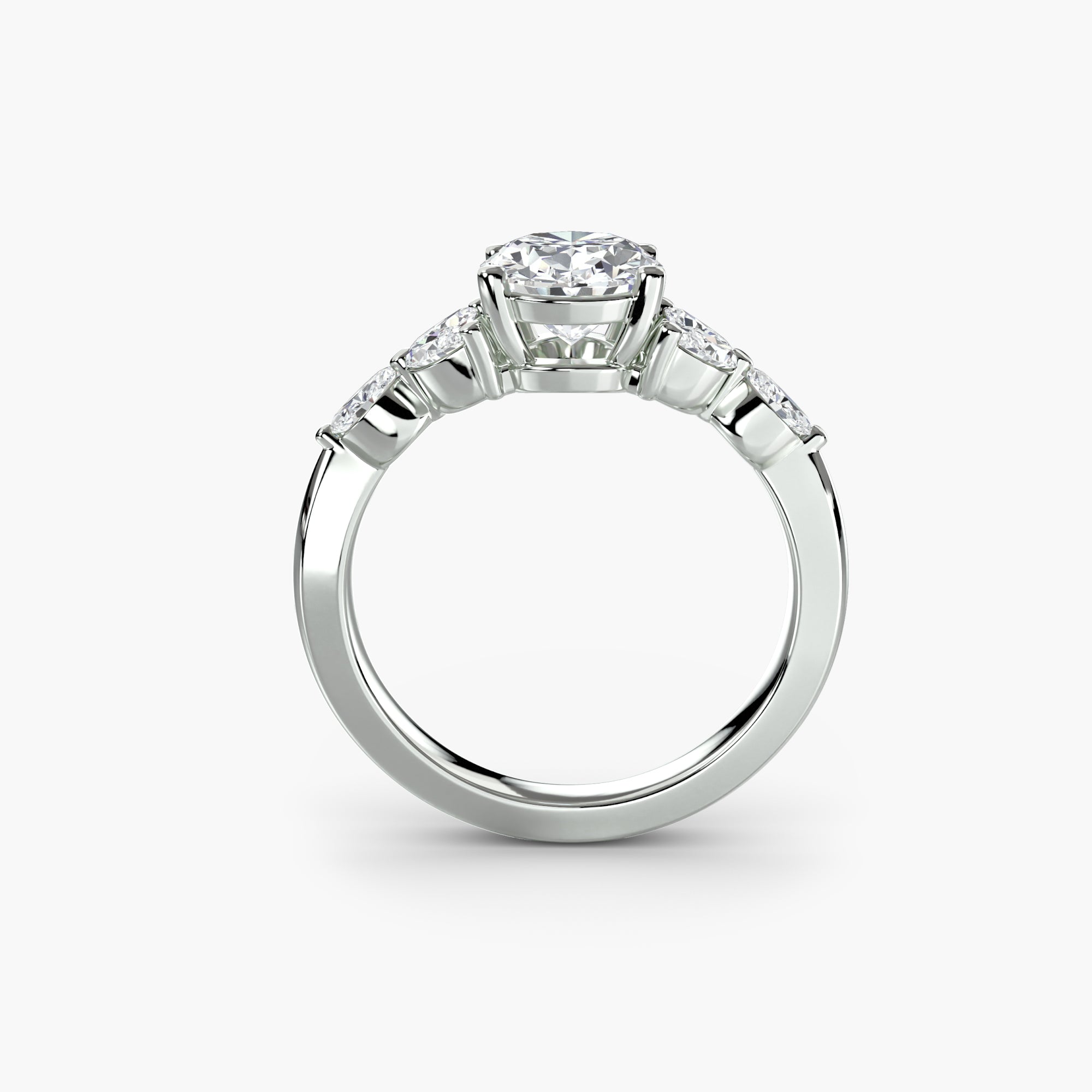 The Shoulder Cluster Ring – The DiamondLab